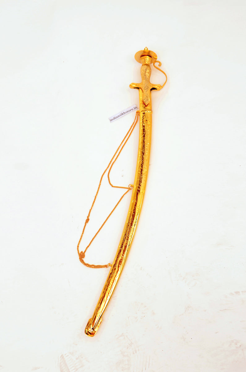 Gold plated Sword(Talwar) – Indian Sikh Store
